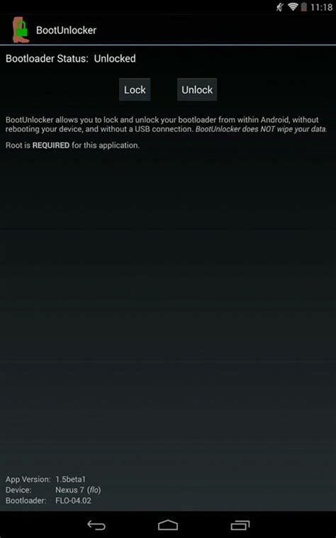 Bootunlocker For Nexus Devices Apk For Android Download