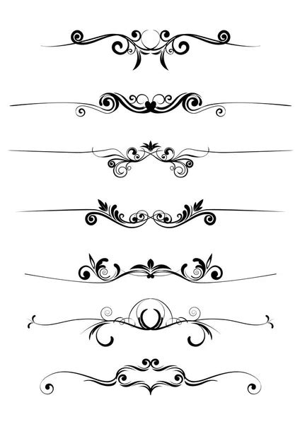 Set Of Small Decorative Elements — Stock Vector © Galinashpak 6666818