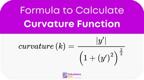 Curvature Function Calculator Online