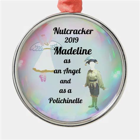 Nutcracker Ornament Angel And Polichinelle Zazzle