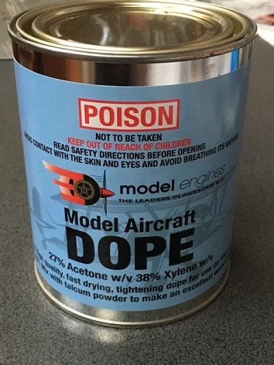 Aircraft Dope 1lt Me652 Wings Over The Downs Hobbies