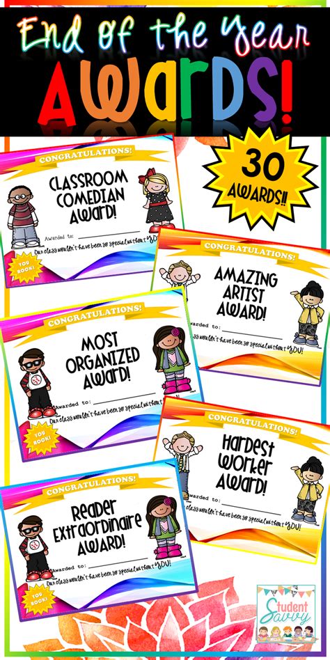 Funny Classroom Awards