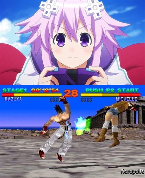Neptune Playing Tekken By L Dawg211 On Deviantart