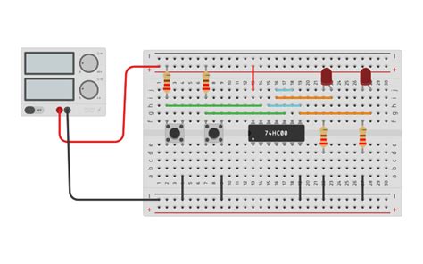 Circuit Design Latch S R Con Nand Tinkercad