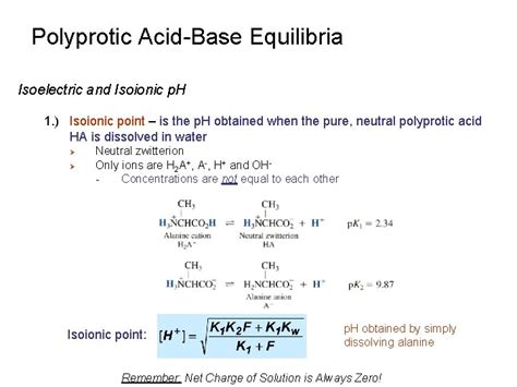 Polyprotic Acidbase Equilibria Introduction 1 Polyprotic Systems Acid
