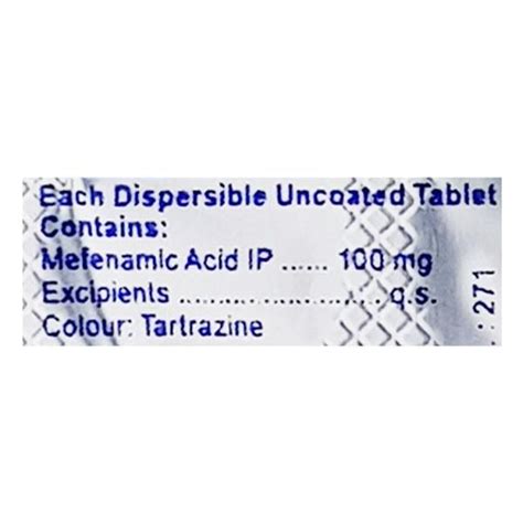 Meftal P Tablet 10s Price Uses Side Effects Netmeds