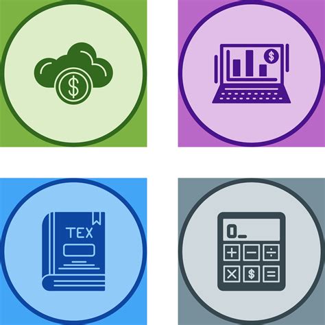 Cloud Computing And Bar Chart Icon 44711139 Vector Art At Vecteezy