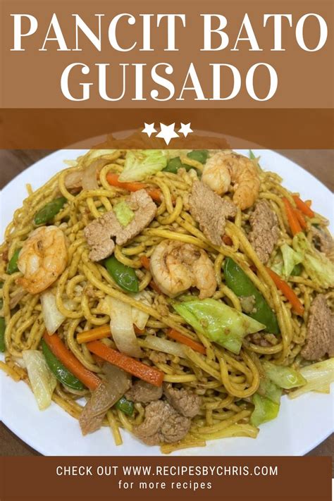 Pancit Bato Guisado Recipe