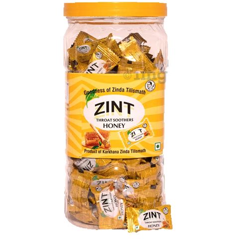 Zinda Tilismath Zint Throat Soothers Honey Buy Jar Of 1500 Lozenges