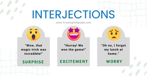 100 Common Secondary Interjections In English With Examples