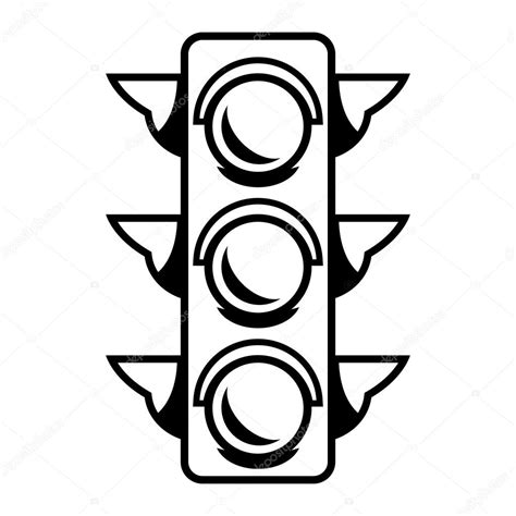Cute Traffic Light Coloring Coloring Pages