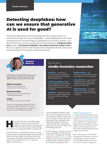 Detecting Deepfakes How Can We Ensure That Generative Ai Is Used For