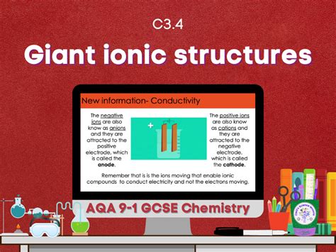 Giant Ionic Structures Lesson Bundle Teaching Resources
