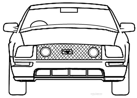Dibujo De Mustang Para Colorear Páginas Para Imprimir Gratis