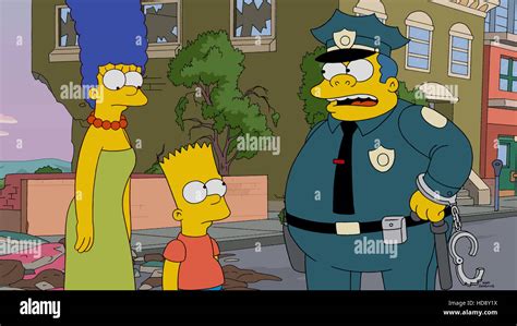 Die Simpsons Vl Marge Simpson Bart Simpson Chief Clancy Wiggum