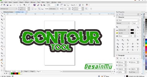 Coreldraw Cut