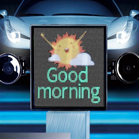 Auto Led Display Screen Interactive App Bluetooth Control 