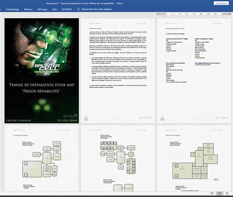 Map Prison Break Grégoire Clémençon Senior Game Designer Portfolio