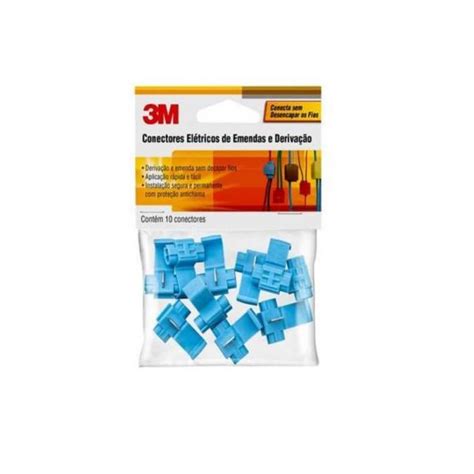 Conector Elétrico Idc560 Scotchlok Com 10 Peças 3m