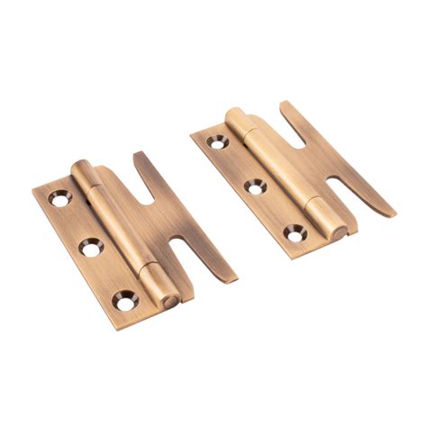 Simplex Solid Brass Standard Hinges Sold In Pairs Antique Brass