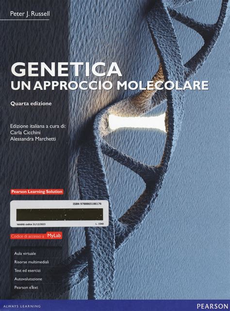 Genetica Un Approccio Molecolare Ediz Mylab Con Espansione Online