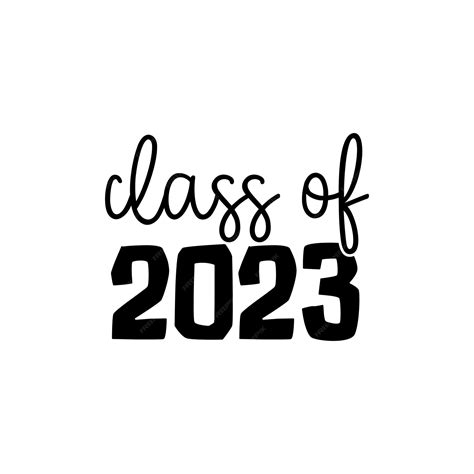 Premium Vector Senior Class Of 23 Graduate