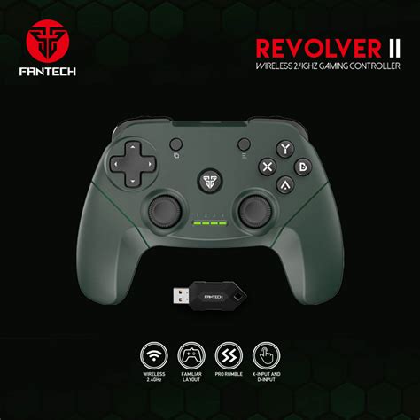 Fantech Eos Pro Ii Wgp15 V2 Wireless Gamepad Geminus Black Jordan
