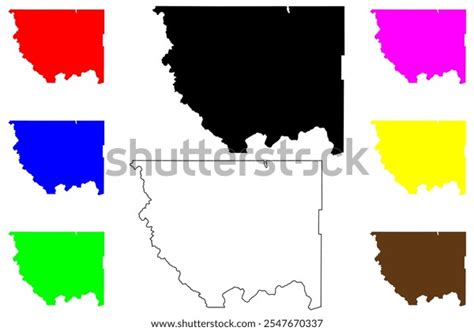 Okanogan County Map Photos Images And Pictures Shutterstock