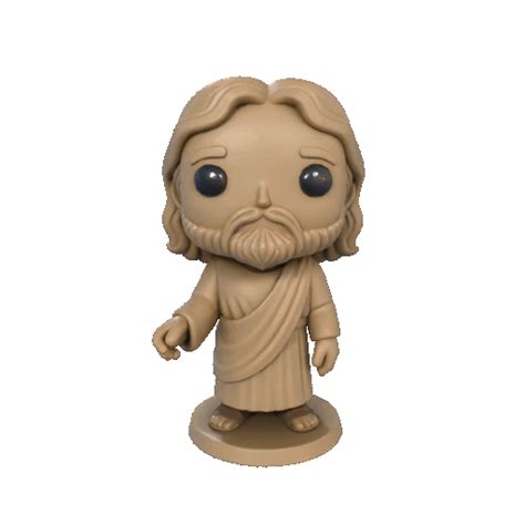 ️ Jesus Funko Style 3d Model Stl Express Your Faith With Joy And