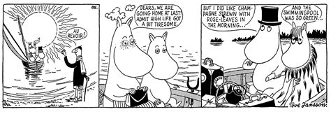Tove Jansson • Moomin Comic Moomin On The Riviera Strip 85