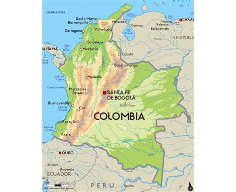 Maps Of Colombia Collection Of Maps Of Colombia South America