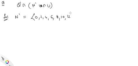 use these sets to find each of the following identify any disjoint