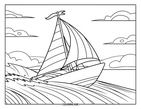 70 Coloriages De Bateaux Pour Enfants Et Adultes Gratuits