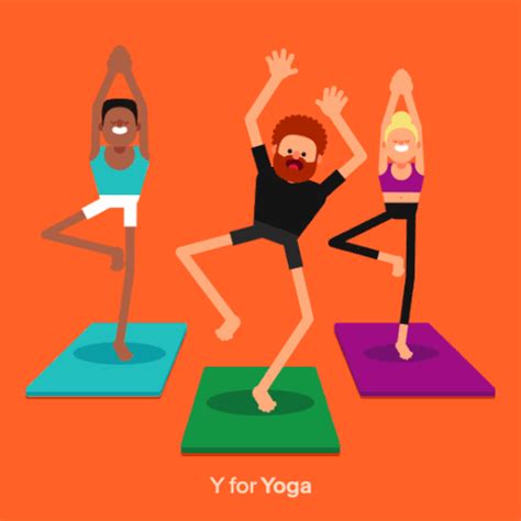 Yoga Art Illustration  Young Delacueva