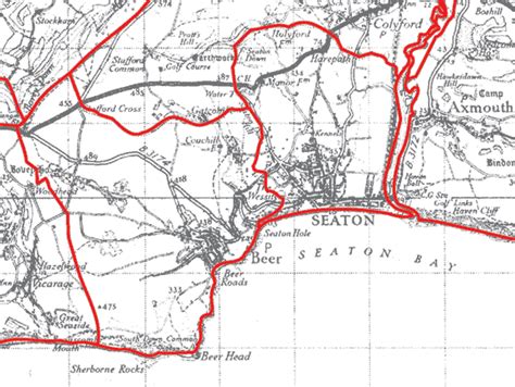 Genuki Seaton And Beer Parish Boundaries Devon