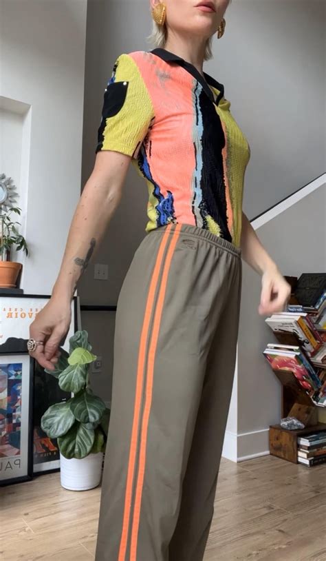 Vtg 90s Oleg Cassini Sport Track Pants Etsy
