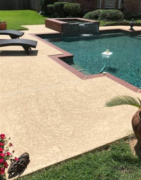 Spray Deck Pool Coating In Pompano Beach Fl Colors Resurfacing