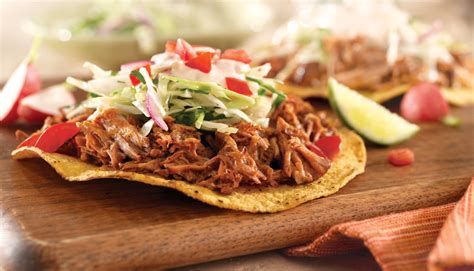 Tostadas De Carne Deshebrada Deshebrada Tostadas Y Recetas Con Carne