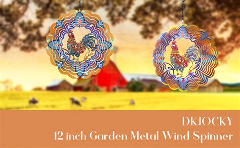 Rooster Metal Wind Spinners Chicken Ts For Women Mom