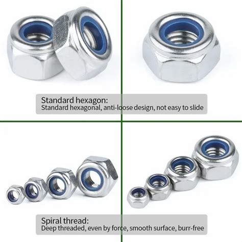 Nylon Insert Nut At ₹ 1 Piece Nyloc Nut In Silvassa Id 19041372055
