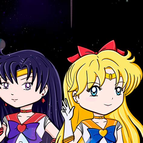 Sailor Moon Y Sus Sailor Guardians En Tu Tinta