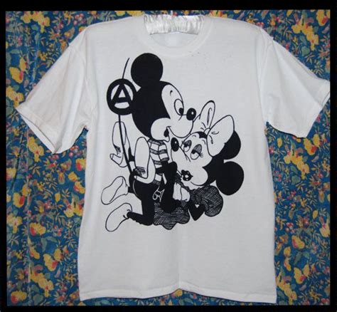 Mickey Taps Minnie Punk Seditionaries T Shirt By Thepirates £1000