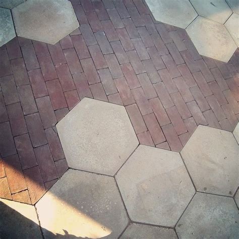 Hexagonal Paving In 2025 Landscaping Inspiration Brick Pathway Patio Tiles