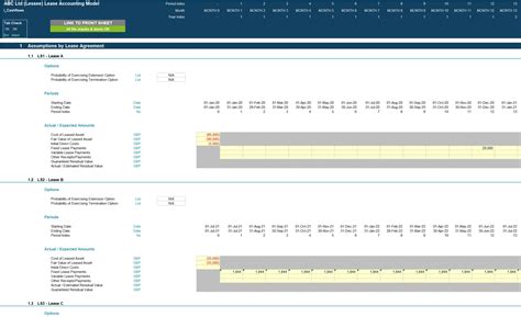 Ifrs 16 Lease Accounting For Lessors Excel Calculation Model Template Excel Xls