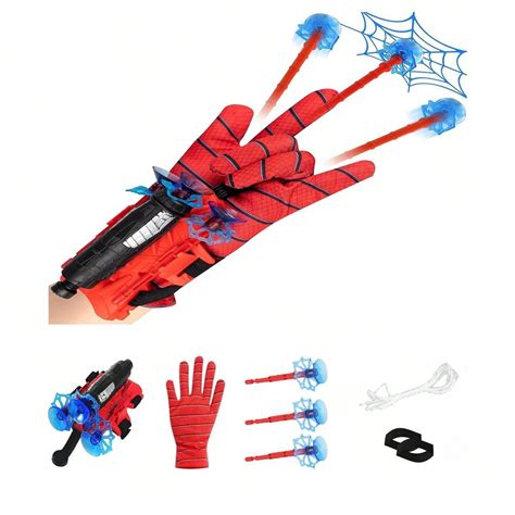 1pc Spider Silk Catapult Wrist Toy Set That Can Diy Role Play Favorite
