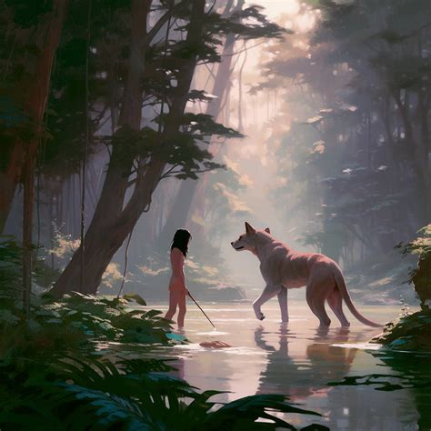 Junglebook Mowgli And Akela By In The Mind Of Ai On Deviantart