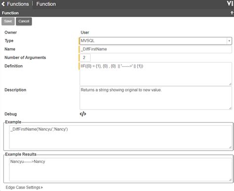 user defined sql functions in jitterbit app builder