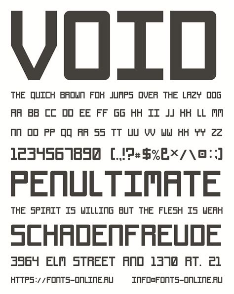 Void Font