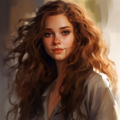 Premium Photo Redhead Illustration