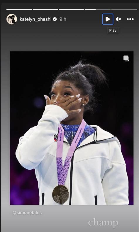 Katelyn Ohashi Katelyn Ohashi Reacts To Simone Biles Emotional Podium